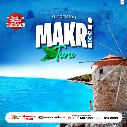 9 HAZİRAN 2024 GÜNÜBİRLİK YUNANİSTAN DEDEAĞAÇ-MAKRİ DENİZ TURU ...